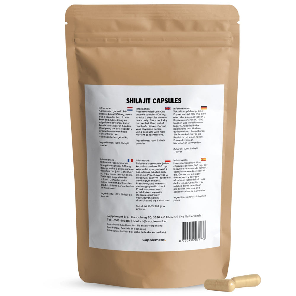 Shilajit Extrakt - 60 Kapseln